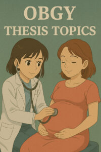 100+ Game-Changing OBGY Thesis Topics to Revolutionize Women's Health ...