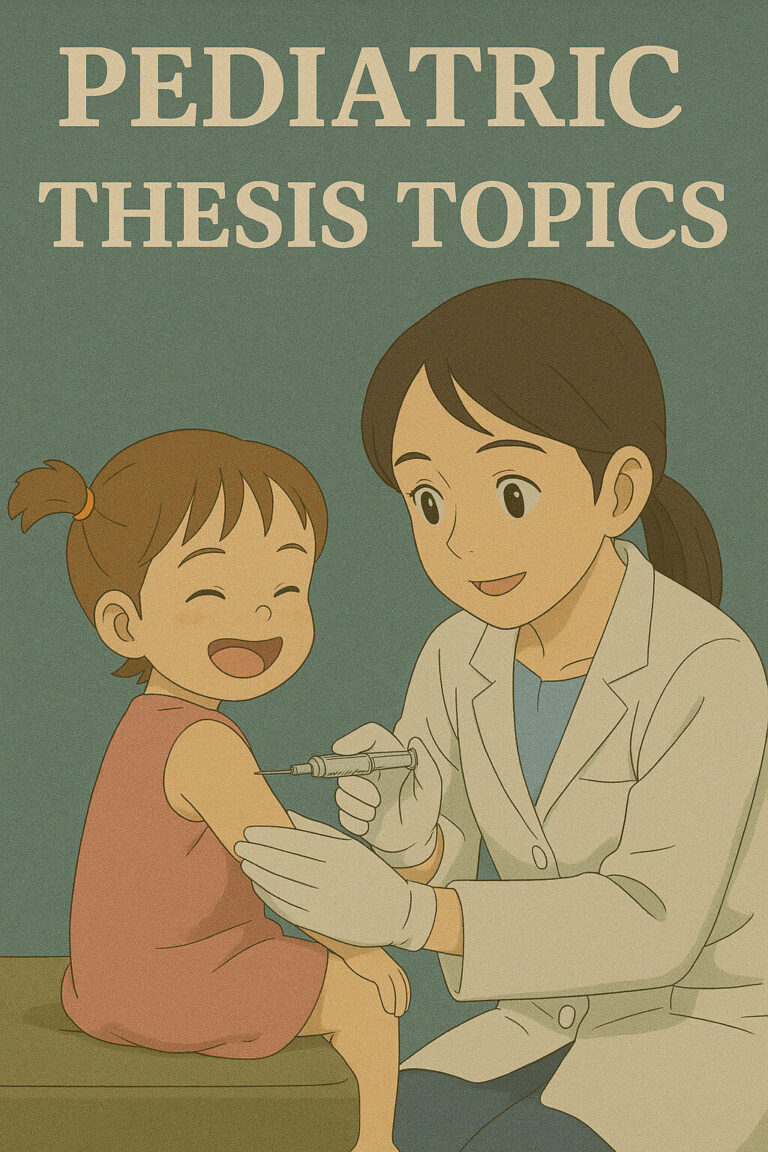 100+Amazing Pediatrics Thesis Topics to Transform Child Health Research