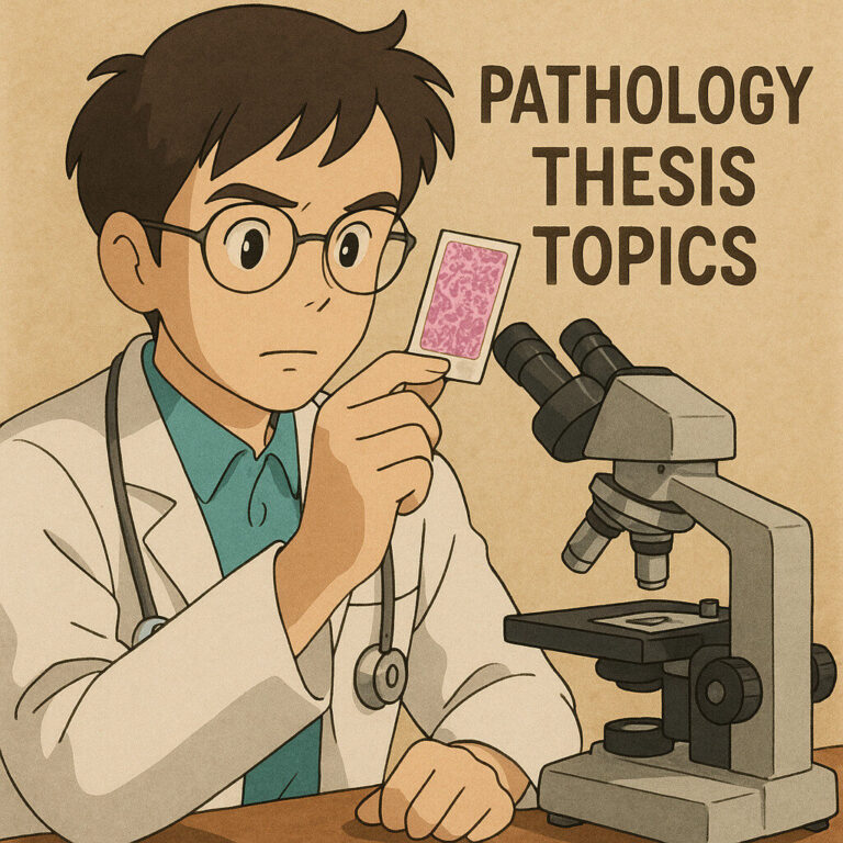 100+ Groundbreaking Pathology Thesis Topics to Elevate Your Research Career